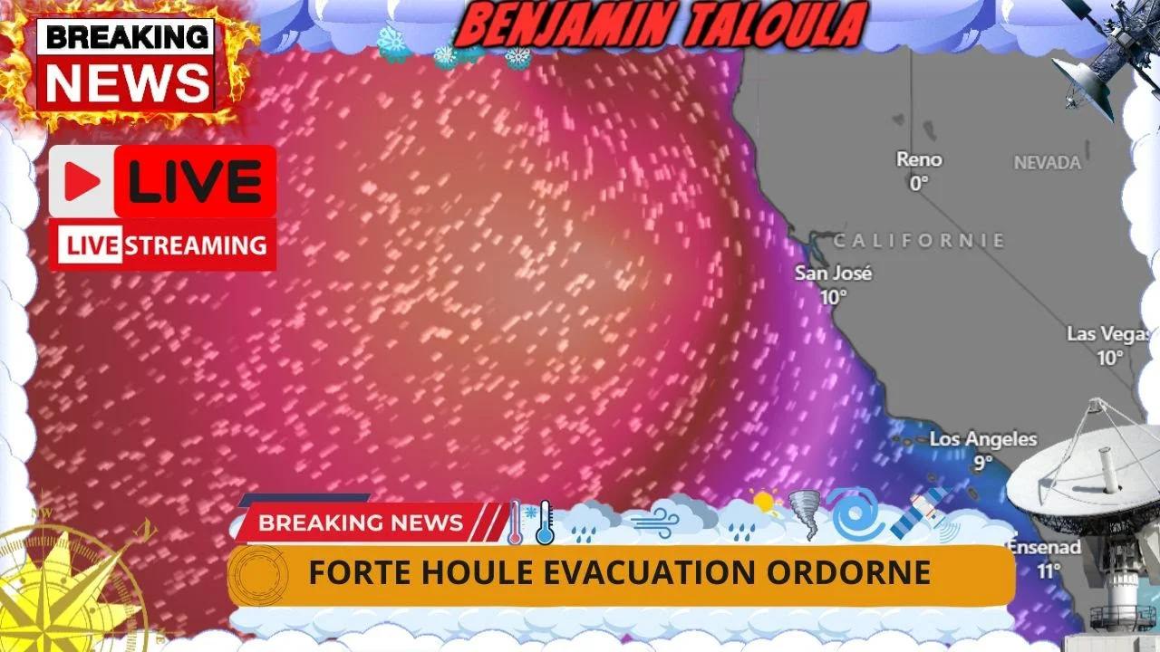 LIVE ORDER EVACUATION WARNING COTE CALIFORNIE FORTE HOULE
