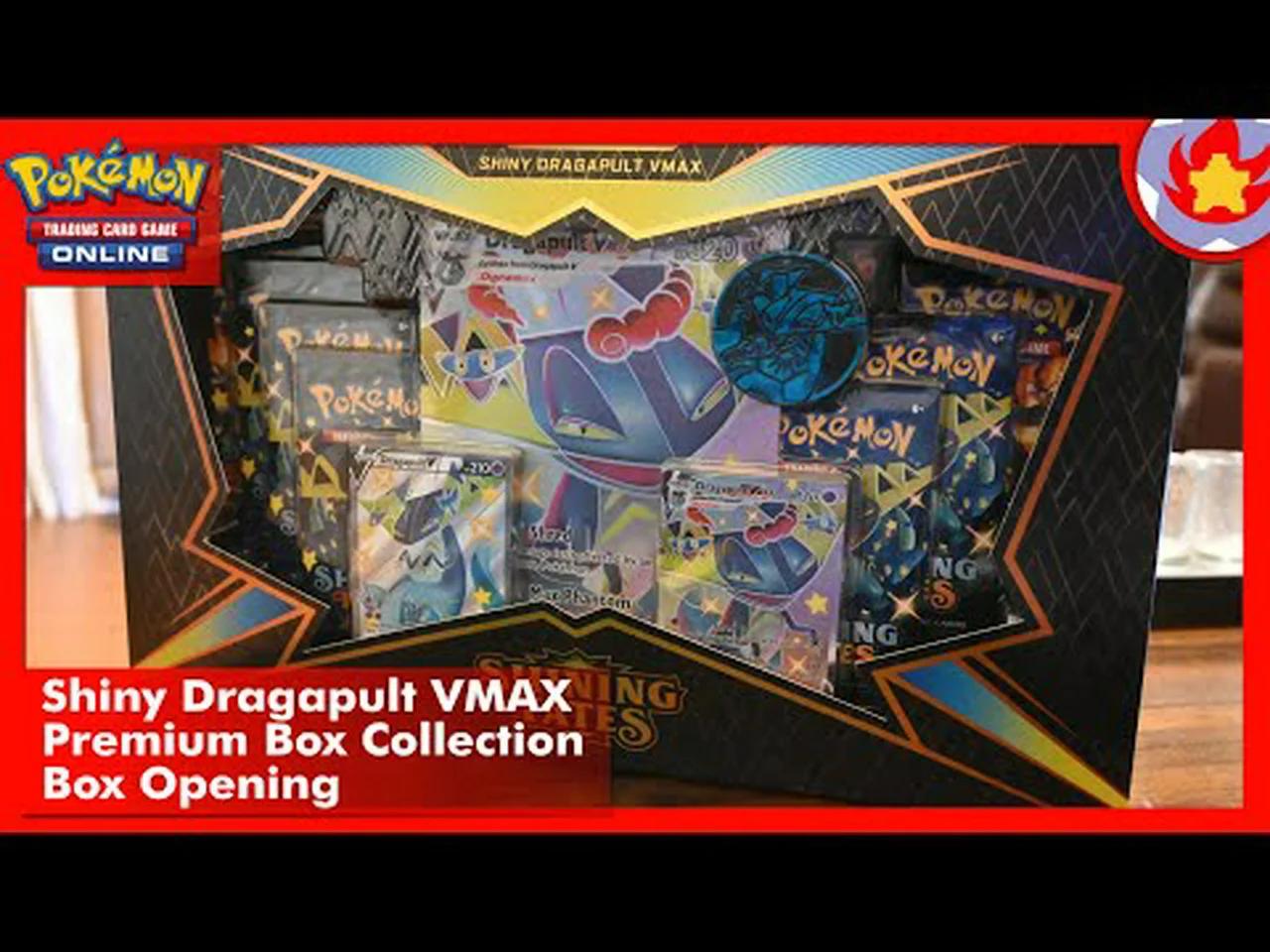 Shiny Dragapult VMAX Premium Collection Box Opening | Pokemon TCG