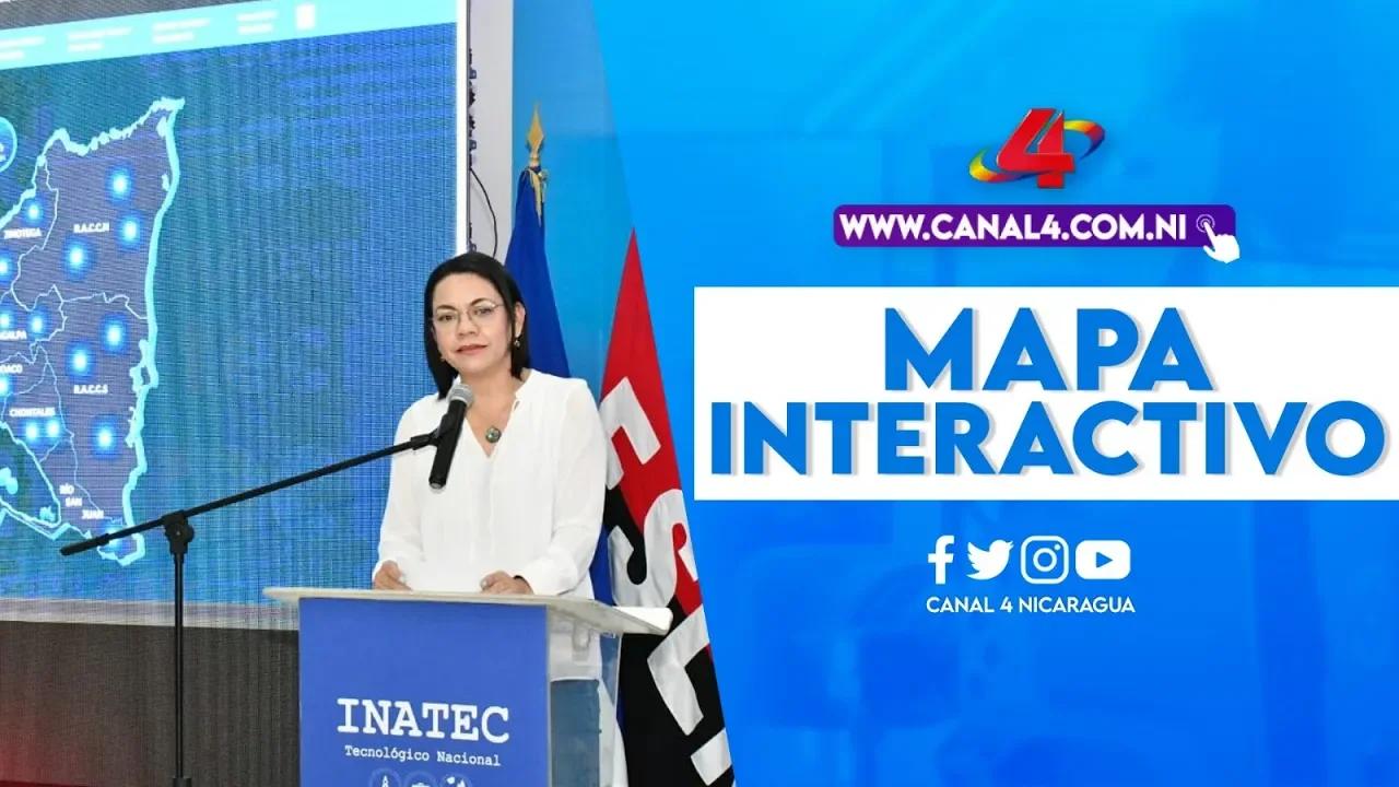 Lanzan el mapa interactivo de educación y capacitación técnica y tecnológica en Nicaragua