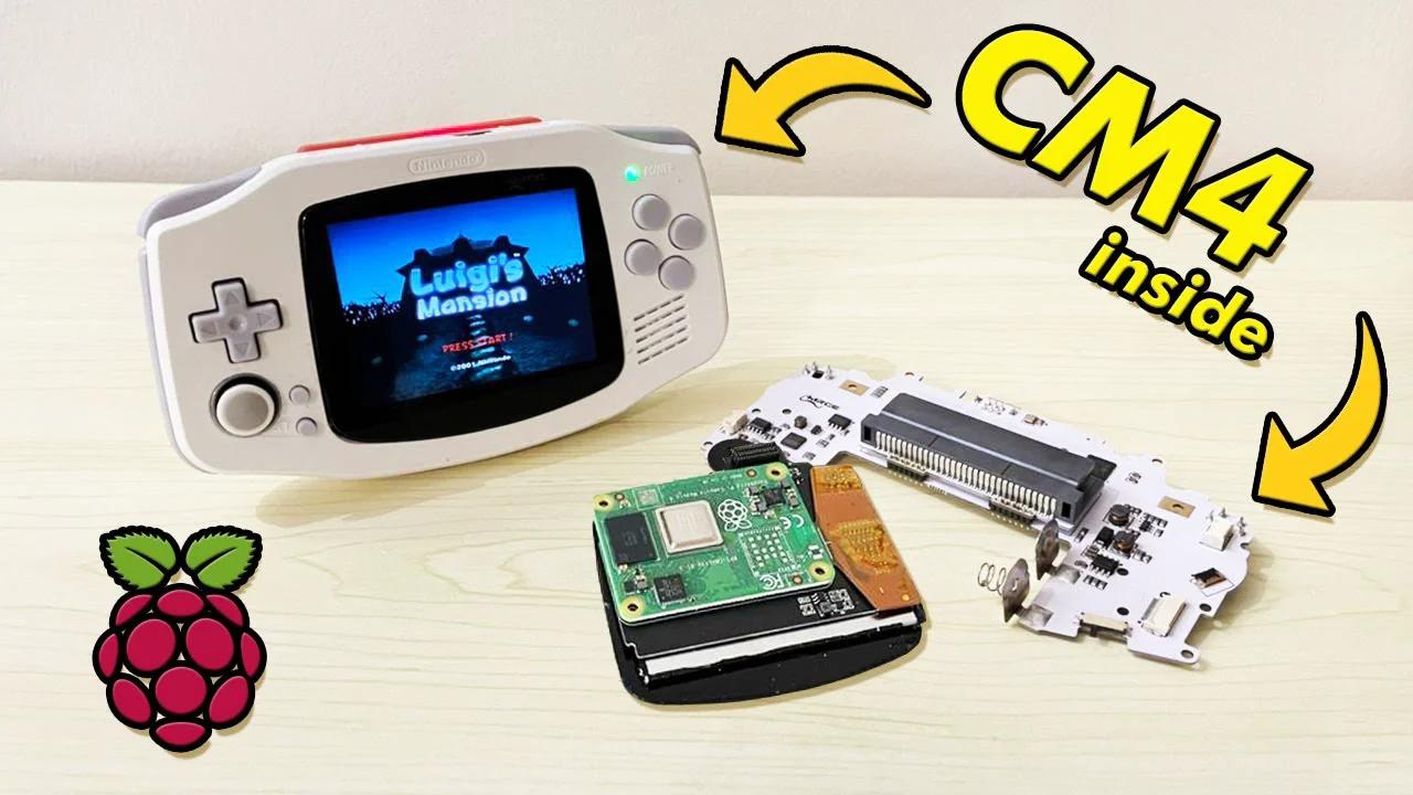 This GBA is Powered by Raspberry Pi CM4 (G4A CM4)