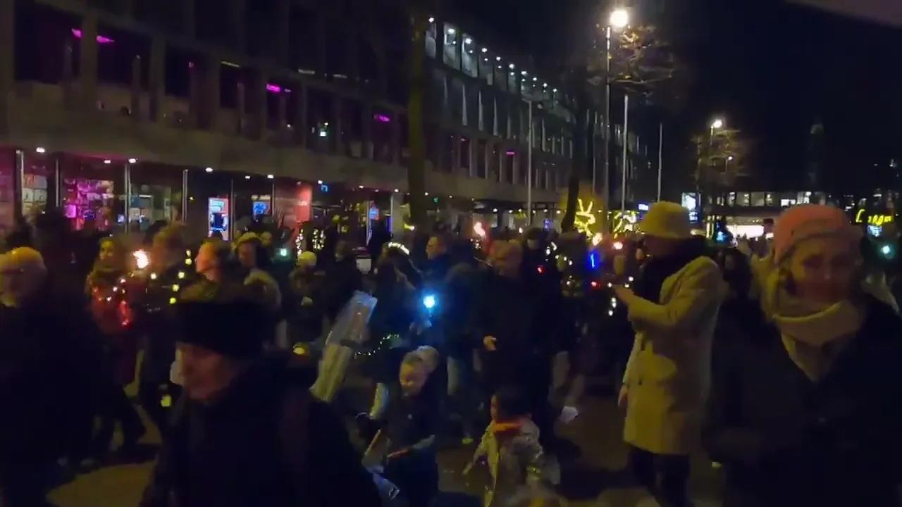 NOW - Protest in Rotterdam, The Netherlands (Stille LichtjesTocht)