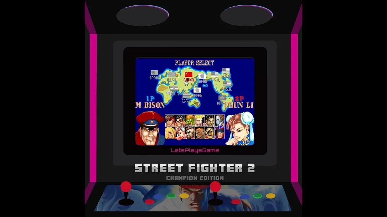【Arcade】 Street Fighter Ⅱ Champion Edition / Capcom 1992 / Intro