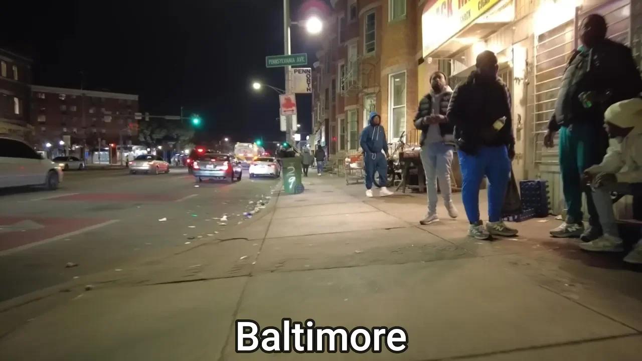TWO OF THE MOST DANGEROUS HOODS AT NIGHT / BALTIMORE VS ATLANTA