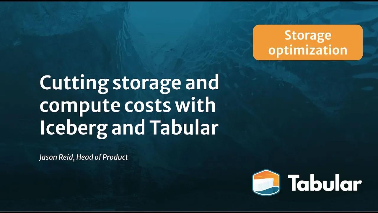 Apache Iceberg Cost Savings - Storage Optimization