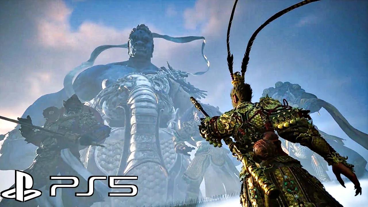 Black Myth Wukong - Gods Army Vs Monkey King Boss Fight Scene PS5 (4K ...