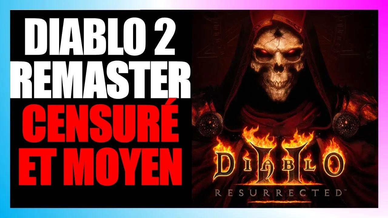 Diablo 2 Resurrected: Multiples problèmes et jeu qui sent la poussière