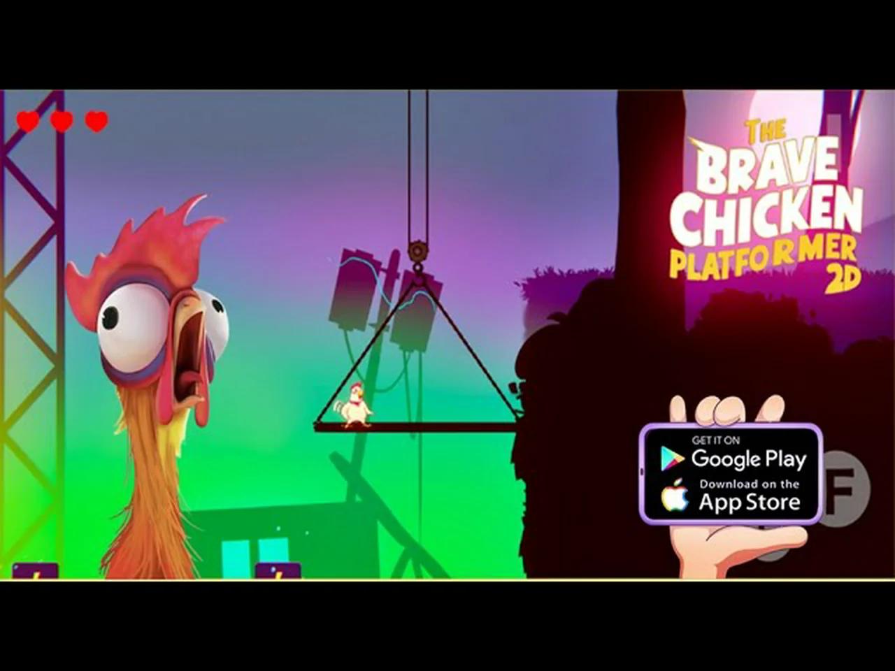 The Brave Chicken Gameplay. A feathered adventure (iOS / Android)