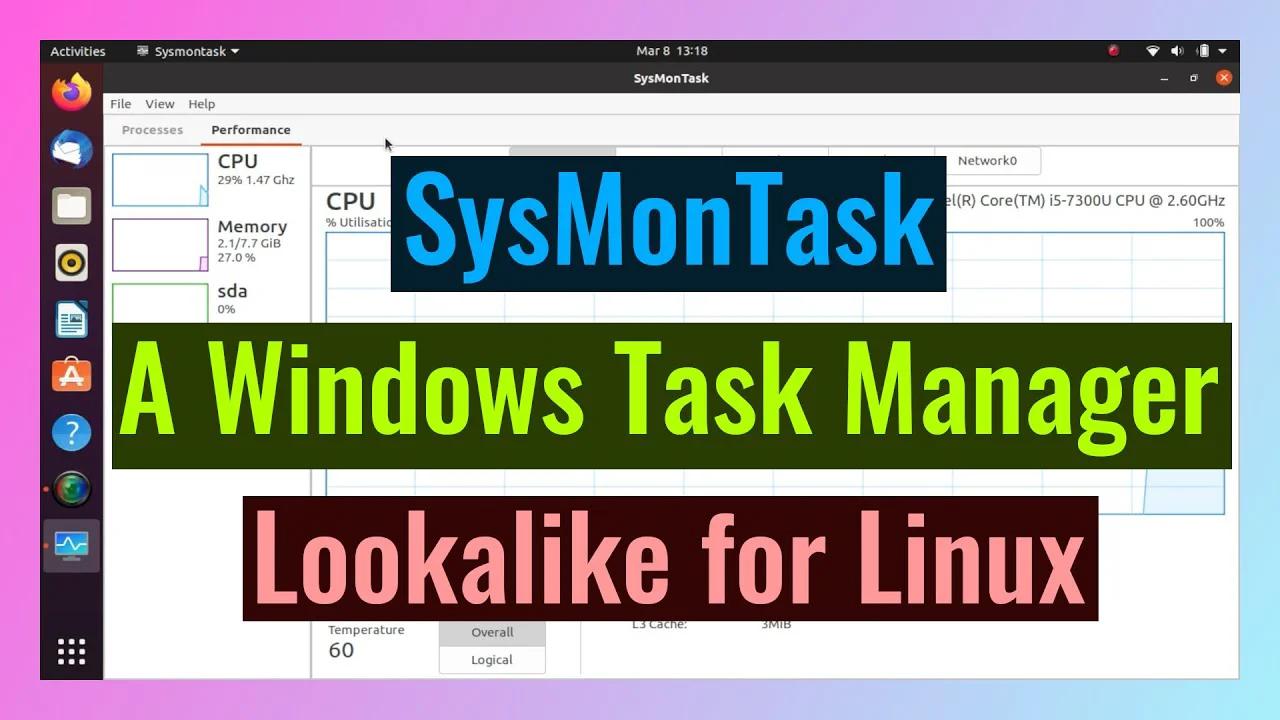 SysMonTask: A Linux System Monitor with the looks of Windows Task Manager