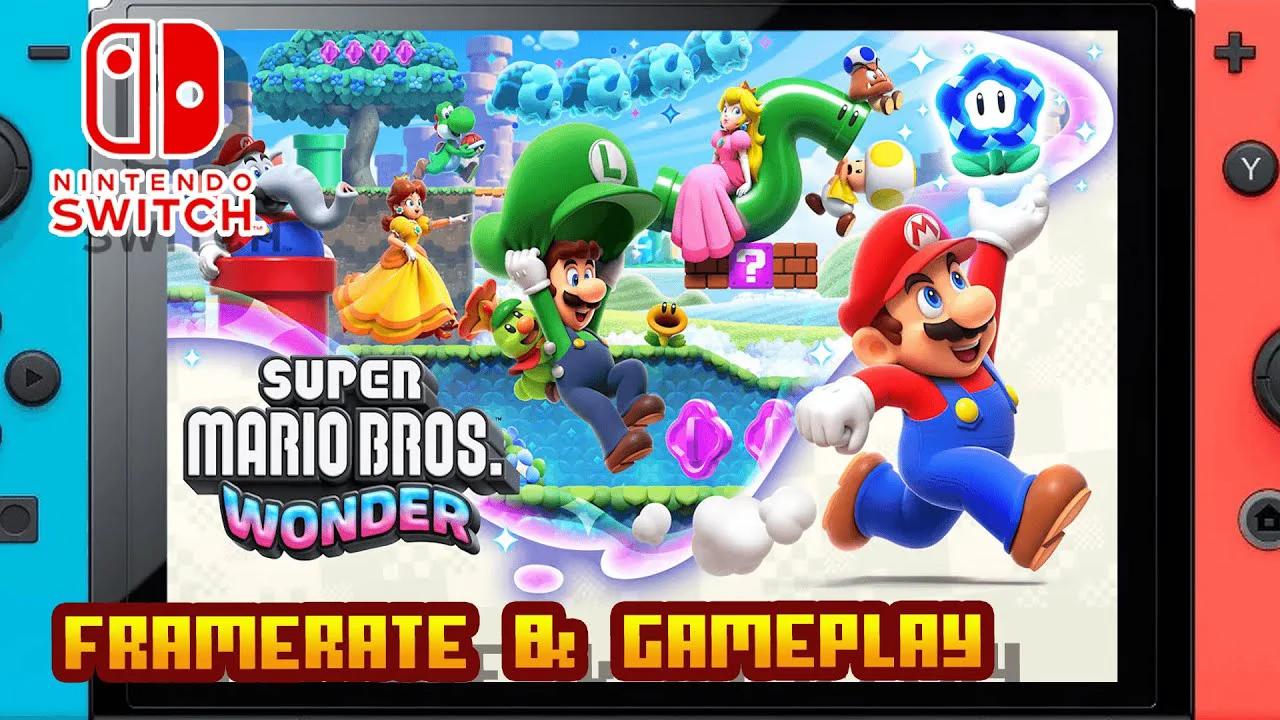 Super Mario Bros.™ Wonder - (Nintendo Switch) - Framerate & Gameplay