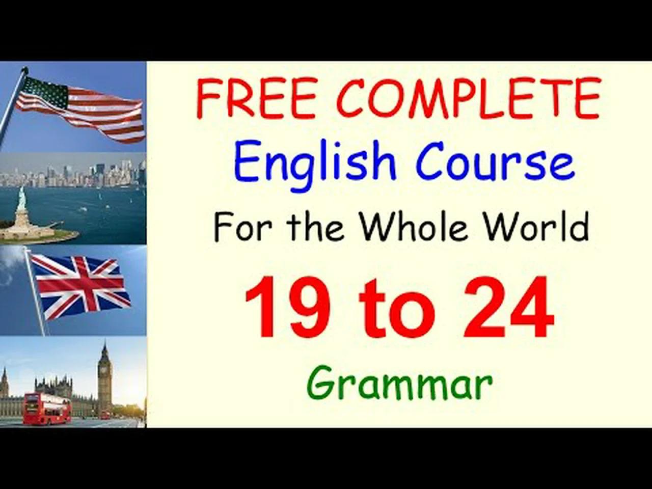 Grammar Rules to Remember - Lessons 19 to 24 - FREE and COMPLETE ...