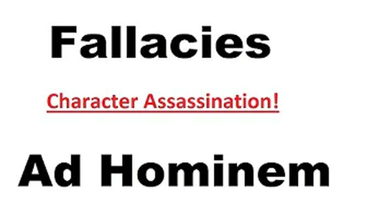 Fallacies #2 Ad Hominem