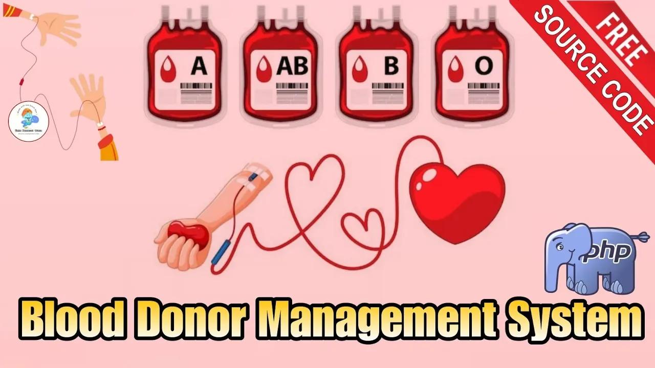 Blood Donor Management System in Php | Free Source Code | Genie Projects World