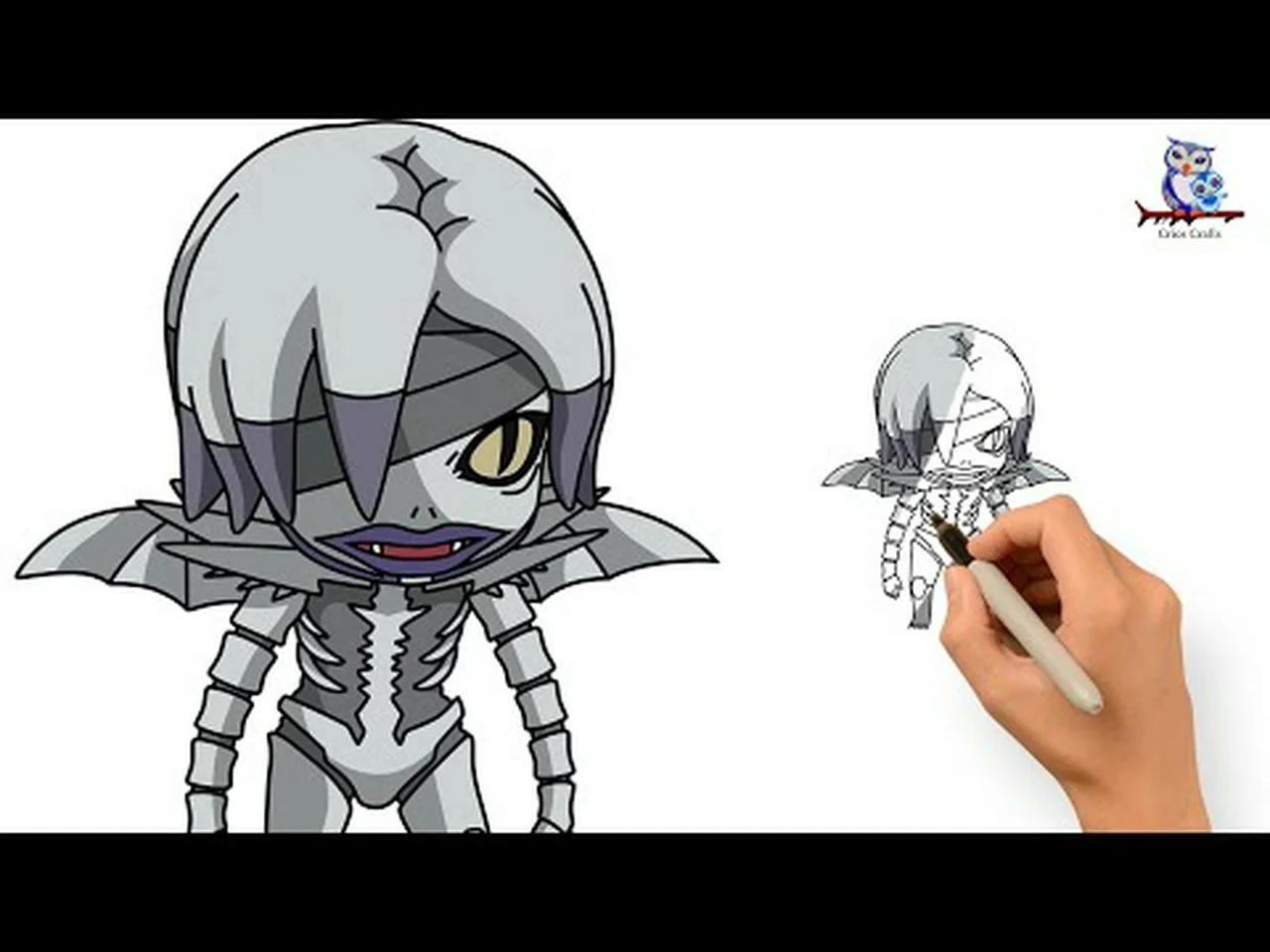 How to Draw Rem Death Note Manga - Tutorial