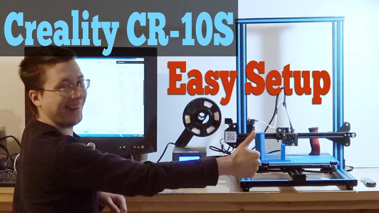 Creality CR-10S 3D Printer Build Assembly, Setup, Settings, Upgrades ...