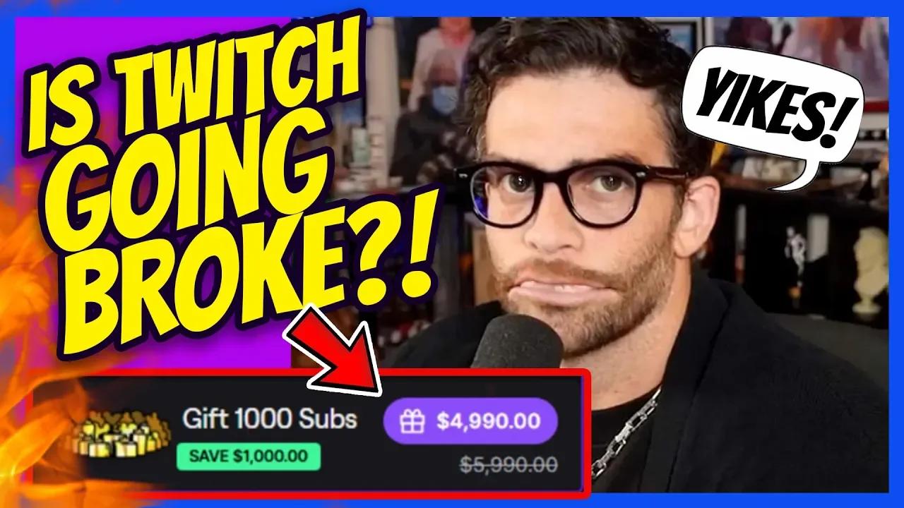 Twitch Going BROKE? Instant Backlash Over INSANE $5K 1000 Membership ...
