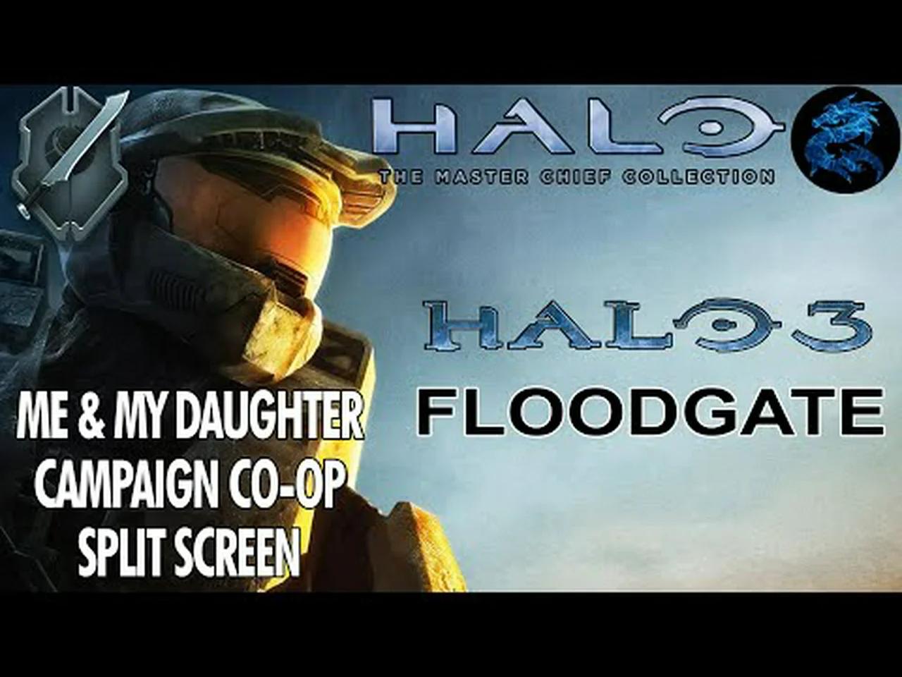 Halo The Master Chief Collection with My Daughter (Halo 3 - Floodgate)