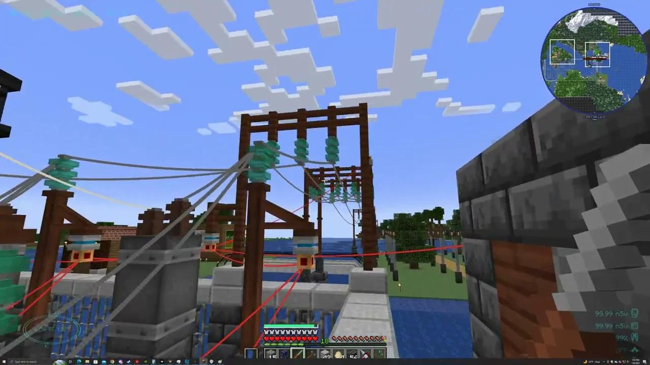 Immersive Engineering: Substation side design