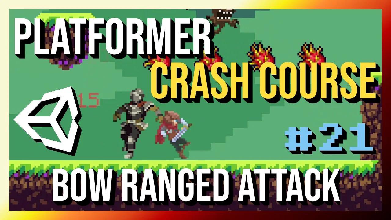 Make A Bow And Arrow Ranged Attack 2d Platformer Crash Course In Unity 2022 Part 21