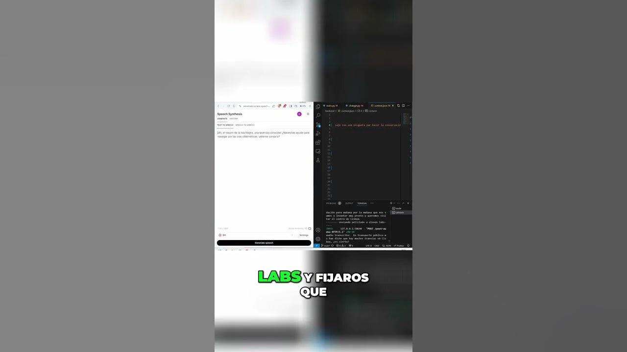 Descubre cómo conectar tu backend con Eleven Labs y optimizar el uso de tus créditos Aprende cómo g