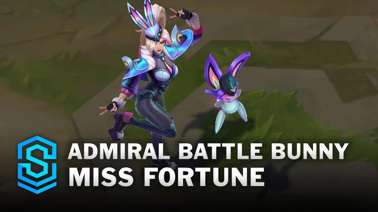 Admiral Battle Bunny Miss Fortune Skin Spotlight - Pre-Release - PBE ...