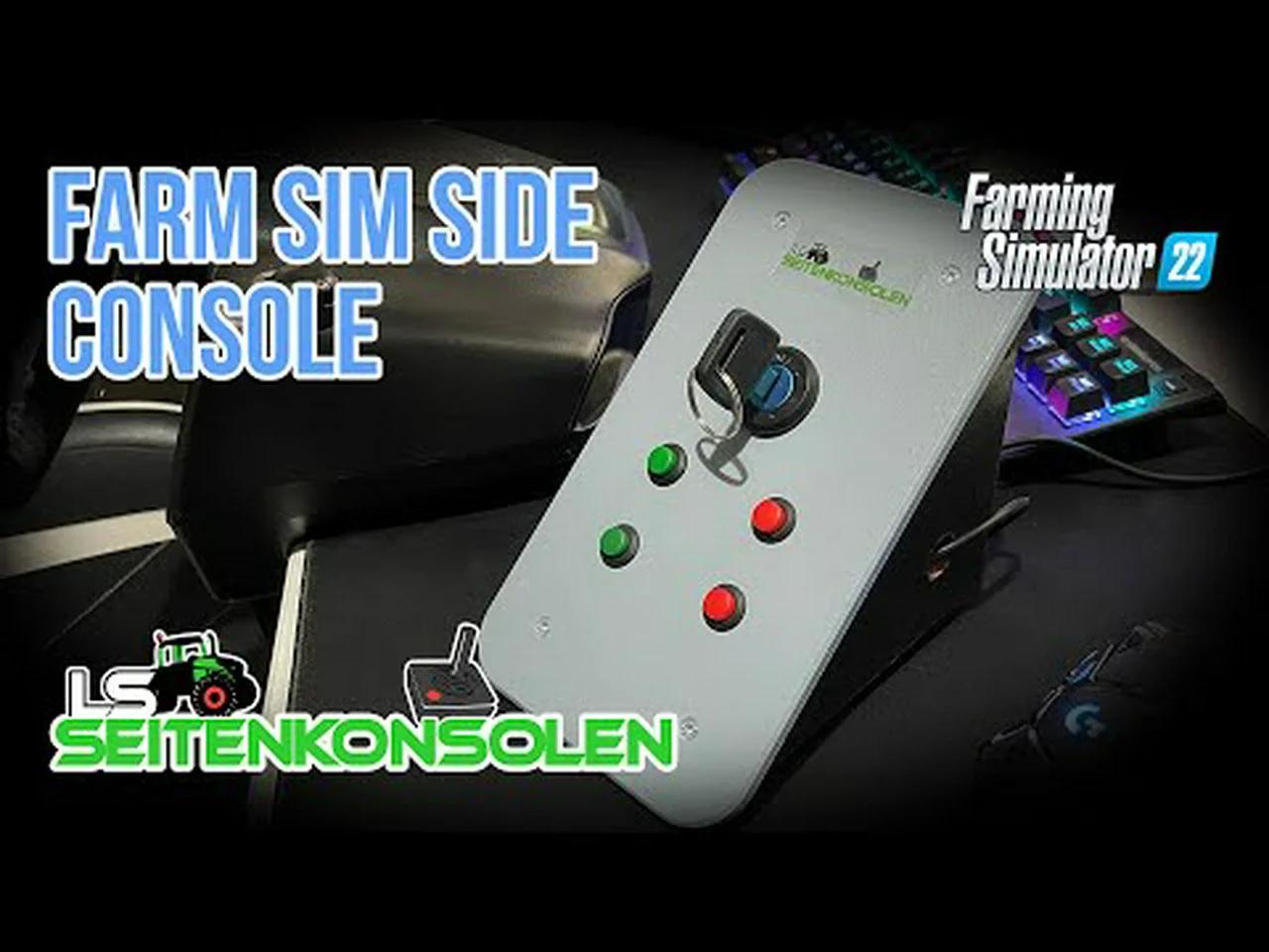 First Look at the Farming Simulator Side Console from LS SeitenKonsole
