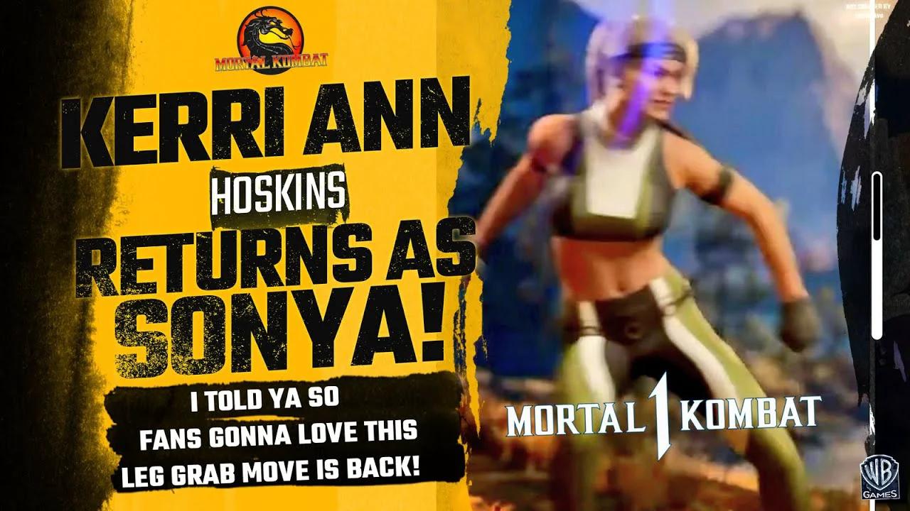 Mortal Kombat 1 Exclusive: KERI ANN HOSKINS KONFIRMED AS SONYA BLADE ...