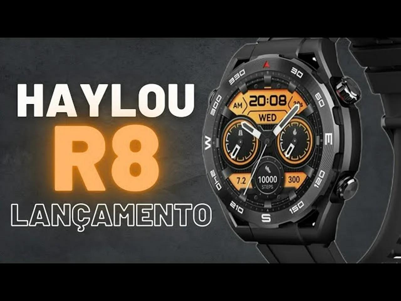 Lançamento HAYLOU R8 - Smartwatch Com Carregamento por indução ...
