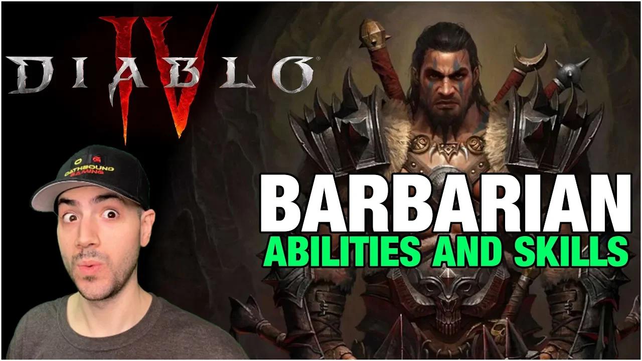 Diablo 4 - Barbarian Class Skill Tree & Abilities [4k]