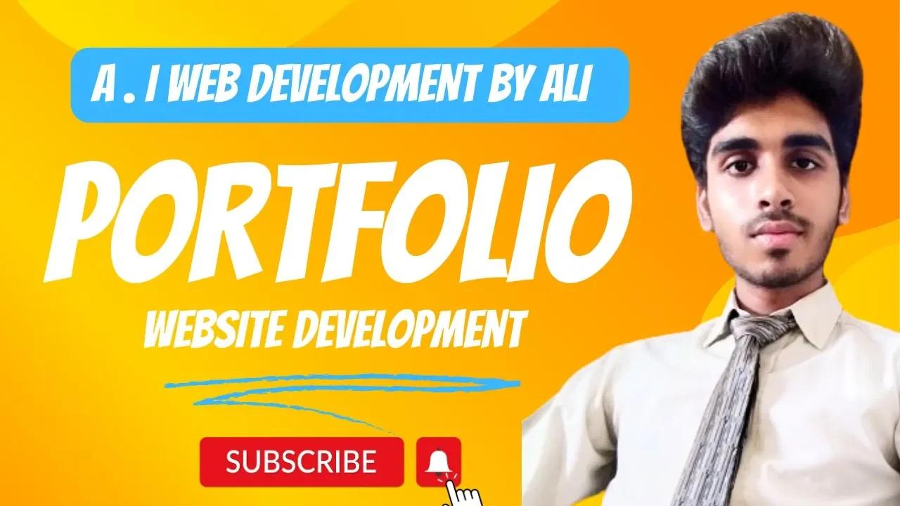 Build your Portfolio Website with Artificial Intelligence without any ...