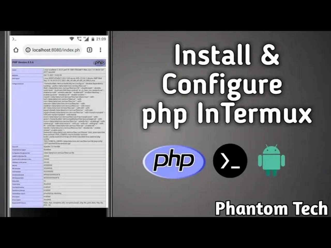 How to install PHP in Termux