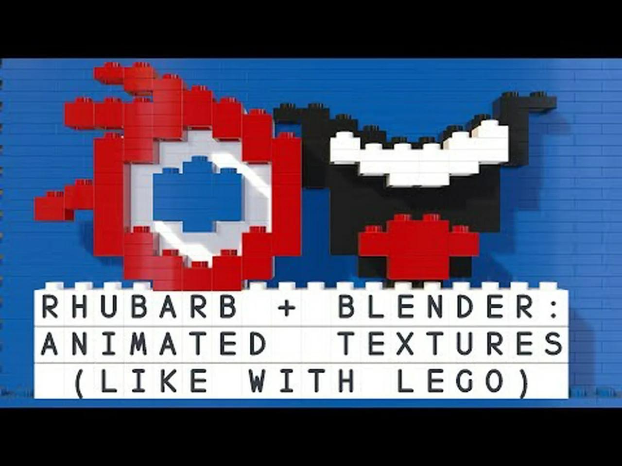 Rhubarb Lipsync + Blender: Animated Textures (like with Lego)
