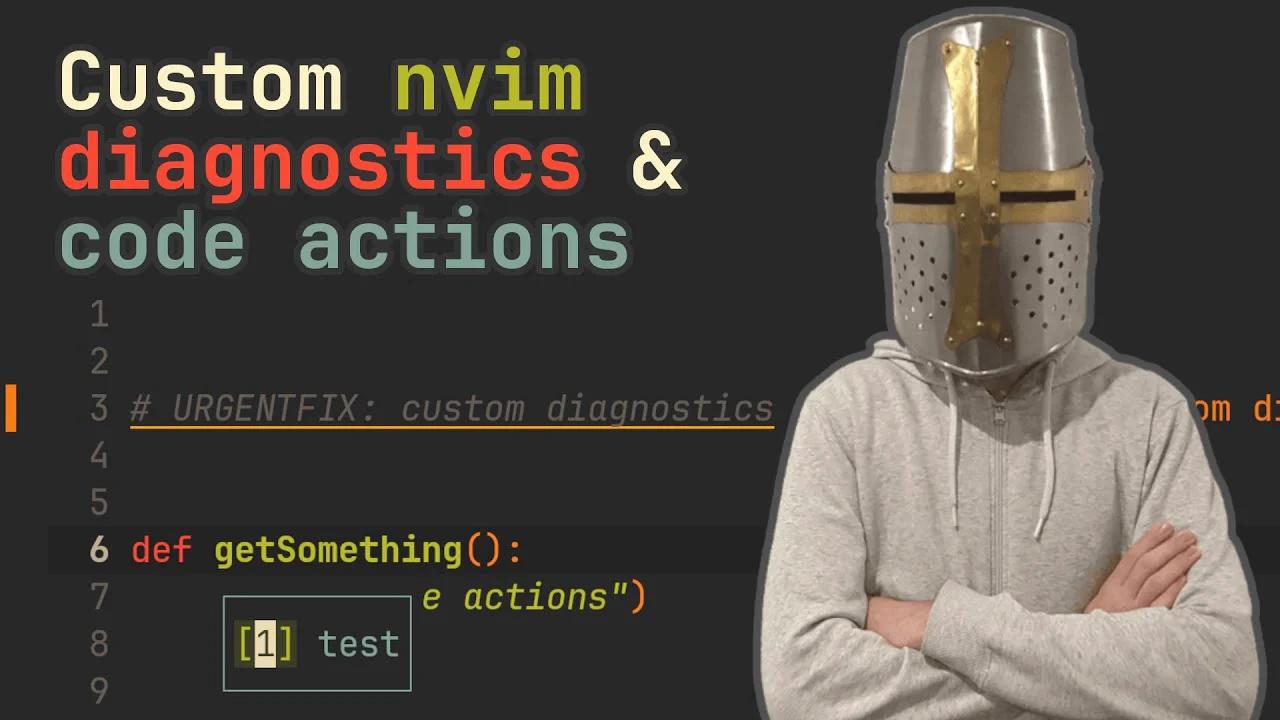Custom Neovim Code Actions And Diagnostics