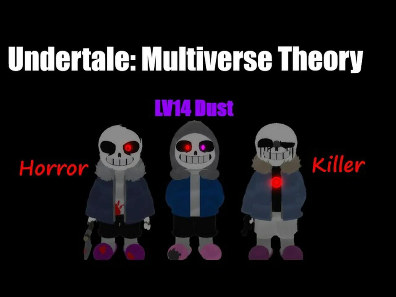 [Roblox Undertale: Multiverse Theory] LV14 Dust Sans,Horror Sans,Killer ...