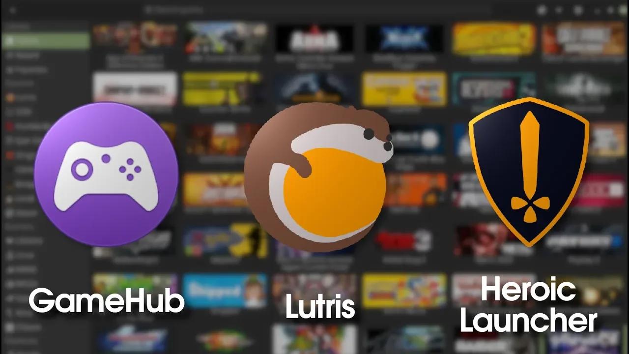 Los 3 MEJORES Programas para administrar tus juegos en Linux (Lutris, Heroic Launcher y GameHub)