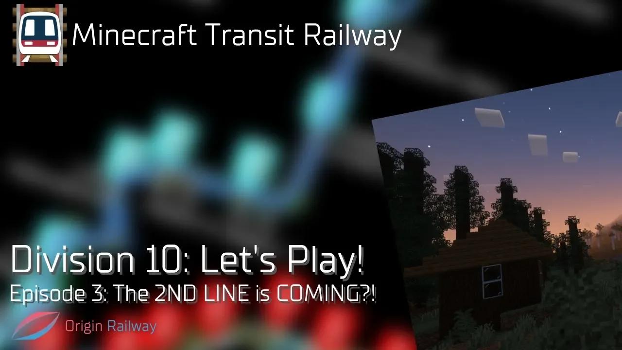 Minecraft Transit Railway Let's Play - Starting The Second Line!