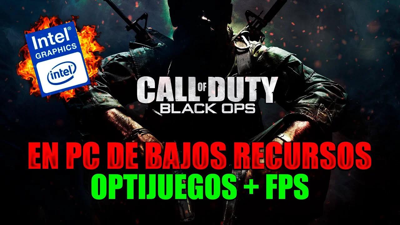 ASI ES CALL OF DUTY: BLACK OPS | EN PC DE BAJOS RECURSOS | INTEL HD GRAPHICS | OPTIJUEGOS + FPS 2024