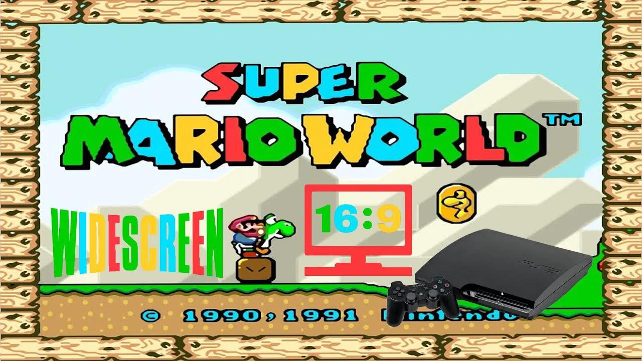 SUPER MARIO WORLD WIDESCREEN EN 16:9 PARA PLAYSTATION 3