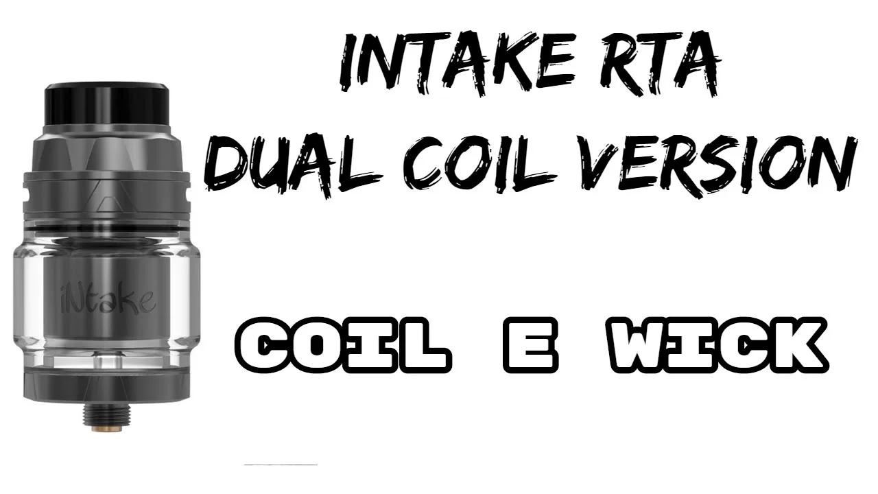 Augvape Intake RTA (Dual) - Coil e Wick em português
