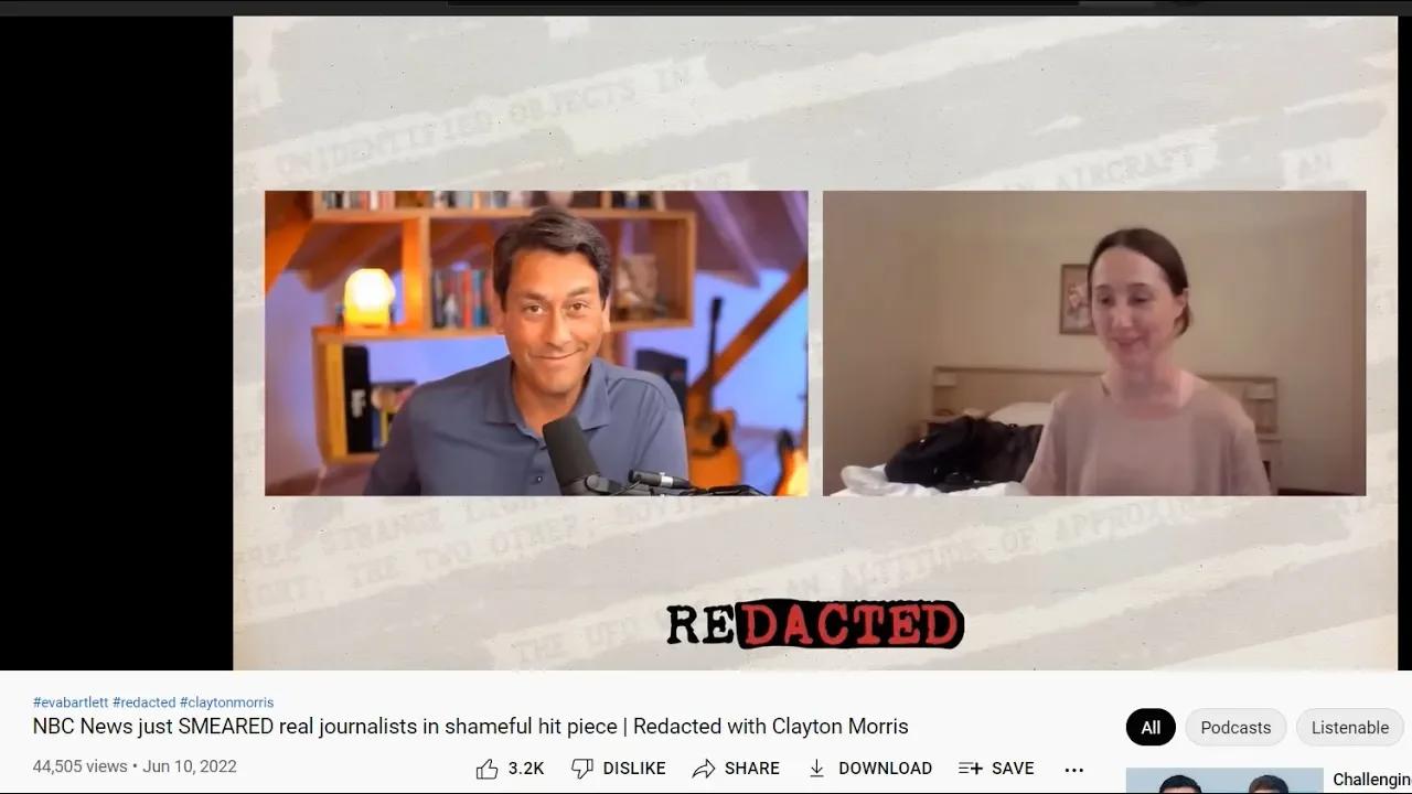 "NBC News just SMEARED real journalists in shameful hit piece Redacted ...