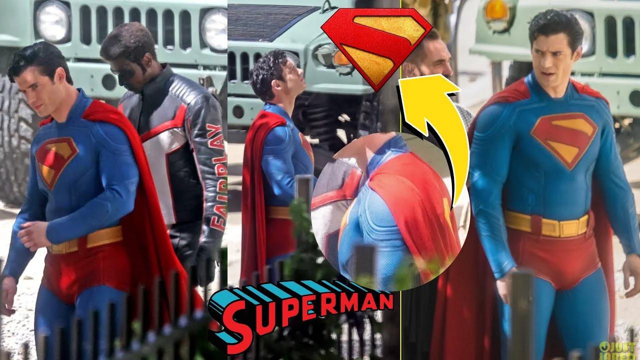 Superman First Look At David Corenswet Superman Suit & MR Terrific On ...