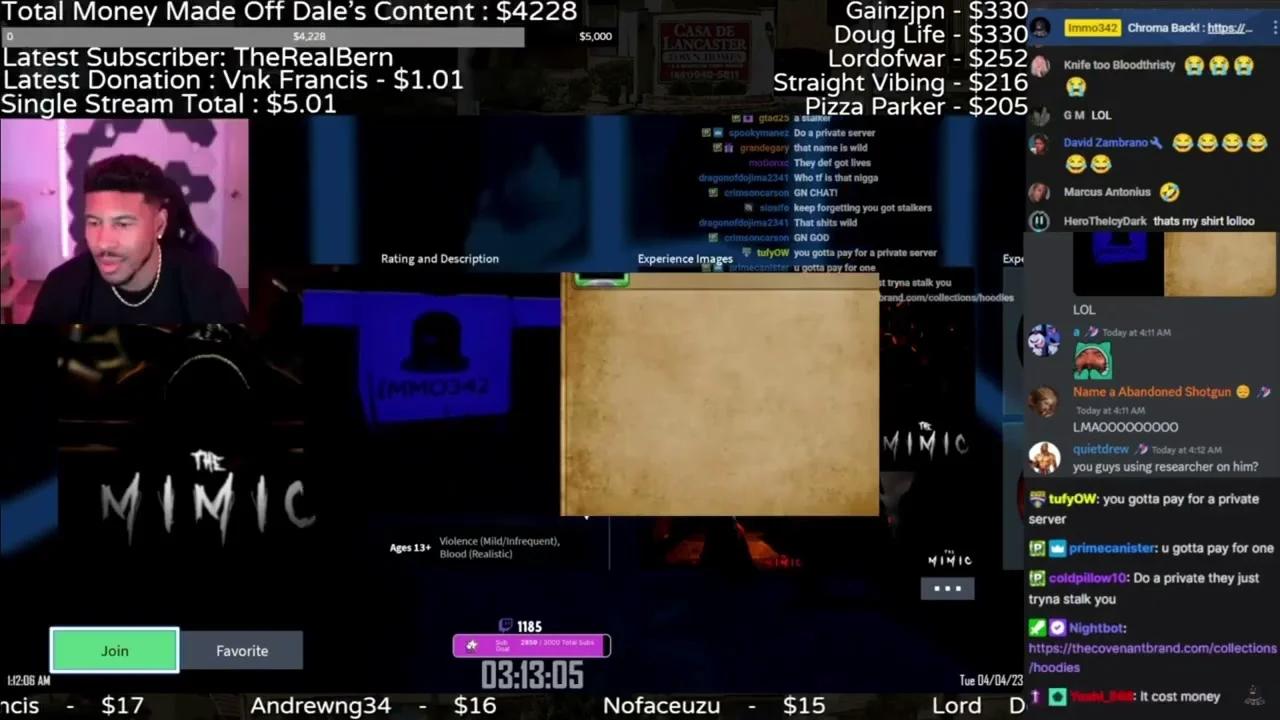 LowTierGod Streamsniped on Roblox [Immo342 Stream Highlights]