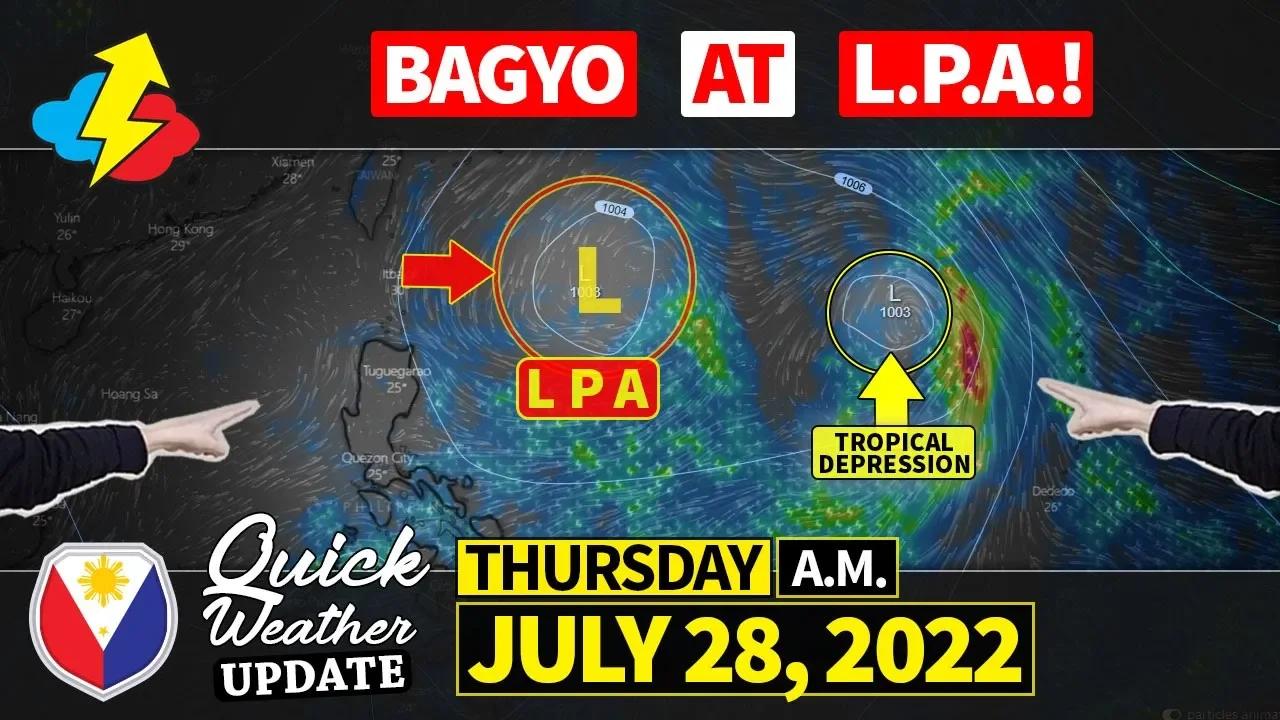 Low Pressure Area in the Philippines today update | Weather update Philippines today | windy.com