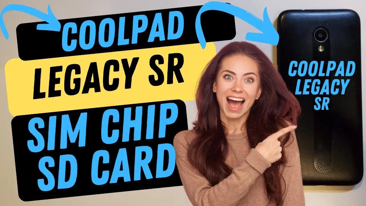 Coolpad Legacy SR How to Remove the Back Cover to Add an SD Card or ...