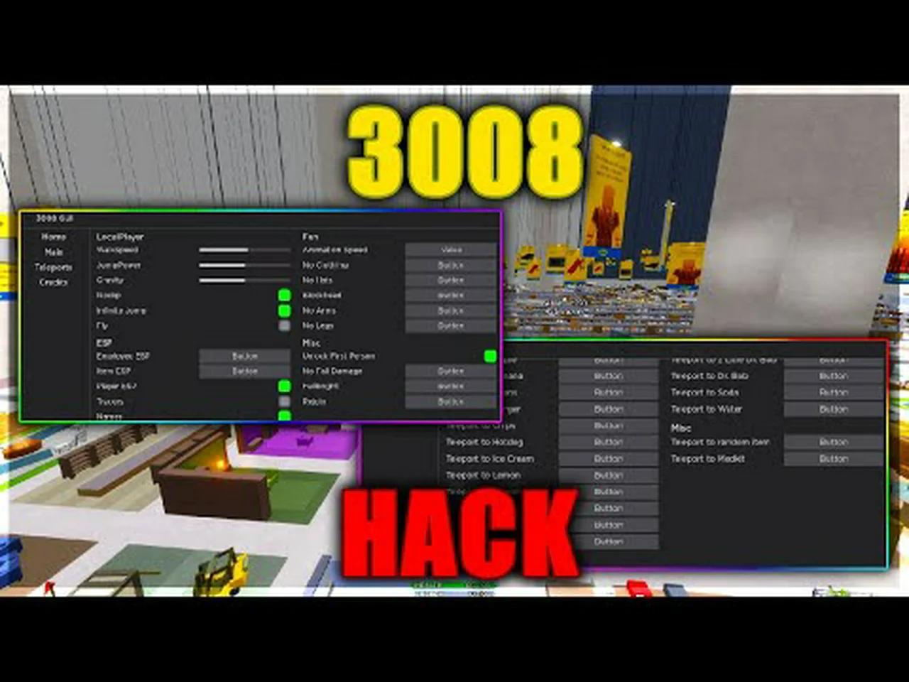 ROBLOX 3008 Script *PASTEBIN* Hack GUI | 2022