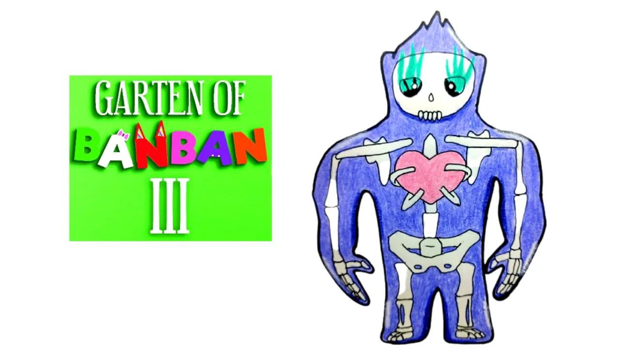 Cómo DIBUJAR a😱SKELLY AGNI de GARTEN of BANBAN 3 / How to DRAW SKELLY ...