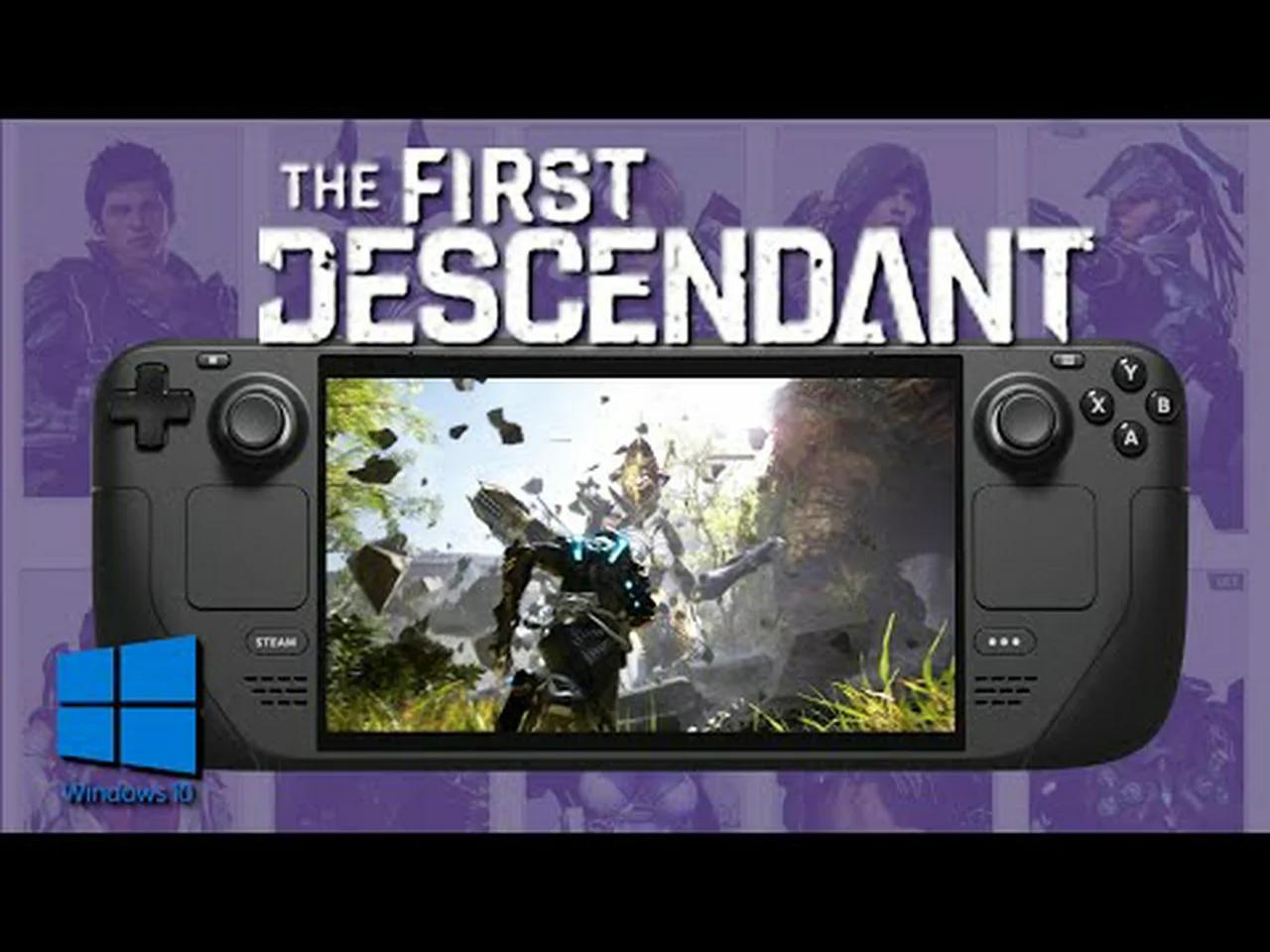 Steam Deck Gameplay - The First Descendant Steam Beta - Windows 10