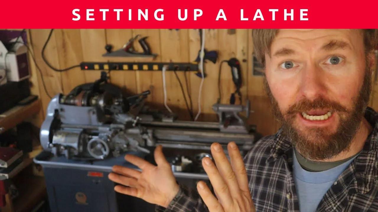 Setting Up My First Metal Lathe For My Sharpening Shop