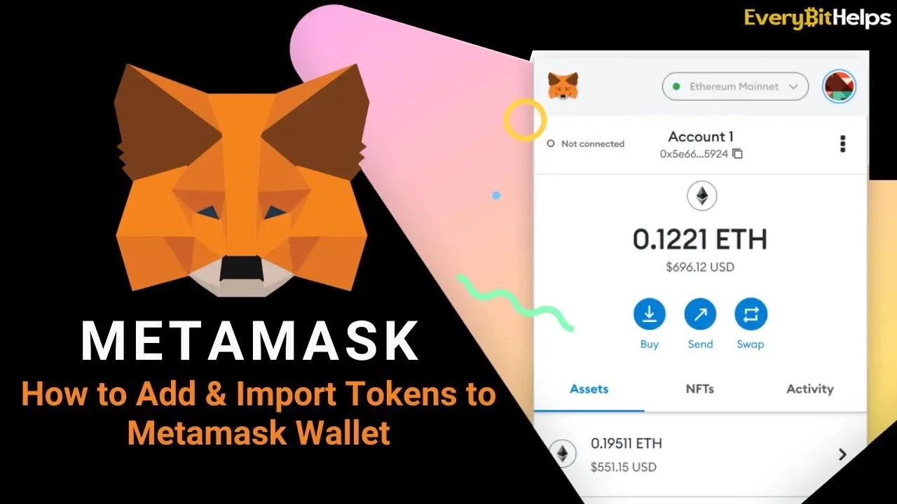 How to Add Custom Tokens to Metamask Wallet 2024 (Import Token to Metamask)