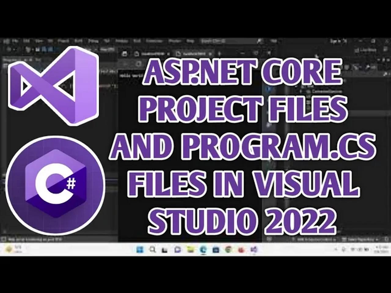 Core Project Files And Program Cs File Core Tutorial 4634
