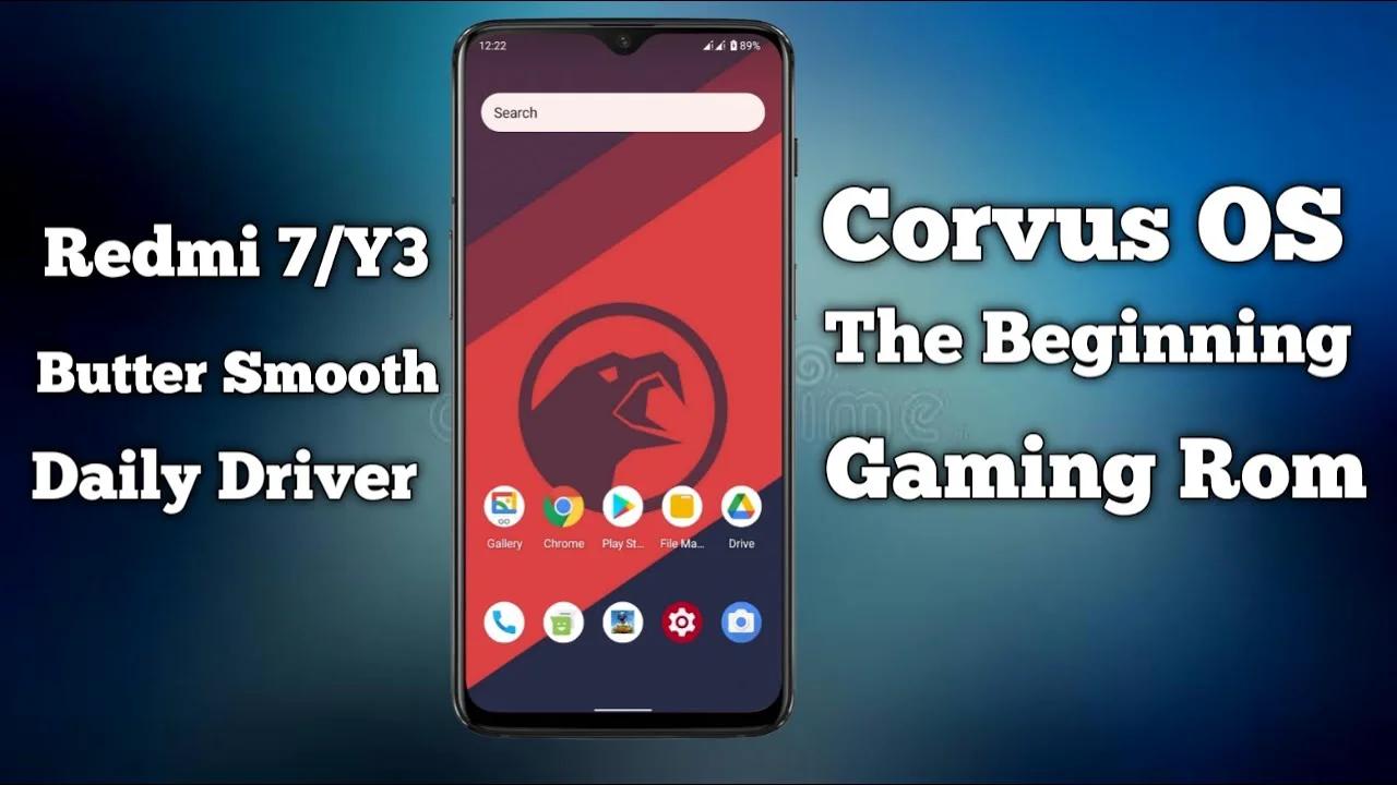 Corvus OS The Beginning Android 12 For Redmi 7/Y3|Gaming Rom For Redmi ...
